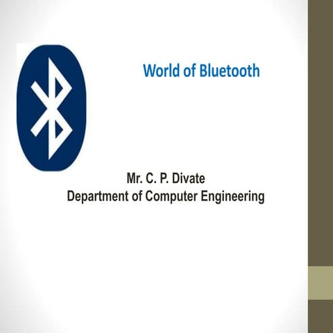 Data Communication and Network World of Bluetooth | PPTX