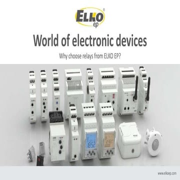 Modular electronic devices - timers and monitoring relays | PPT