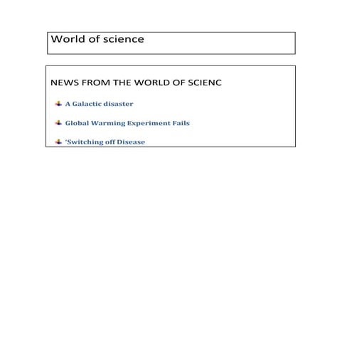 World of science | PDF
