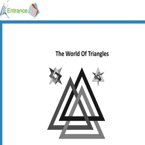 World of triangles ok12965430821296617954 | PPT