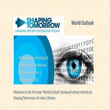 World Outlook to 2025 | PDF