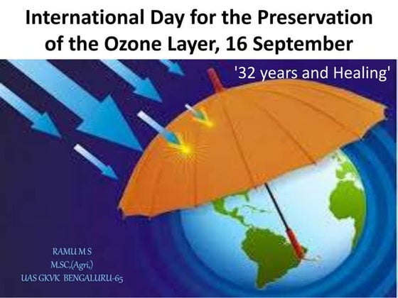 Presentation on ozone depletion | PPTX