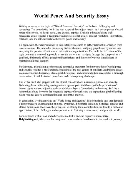 World Peace Essay.pdf