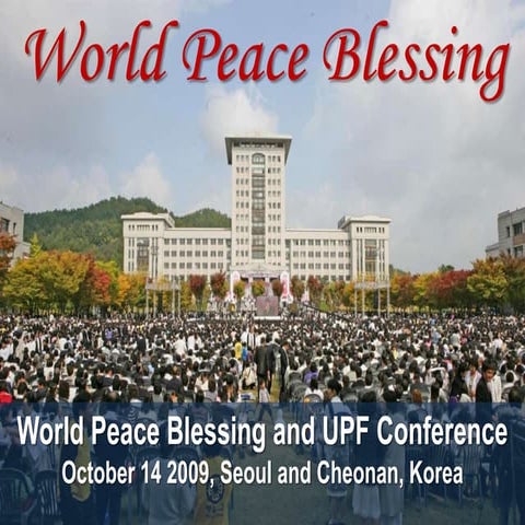World Peace Blessing Report | PPTX