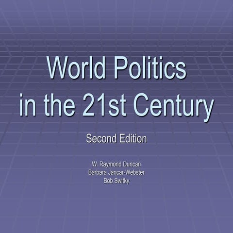 international politics 21st century .ppt