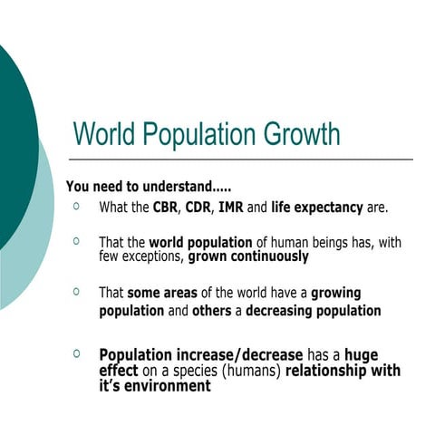 World Population Growth | PPT