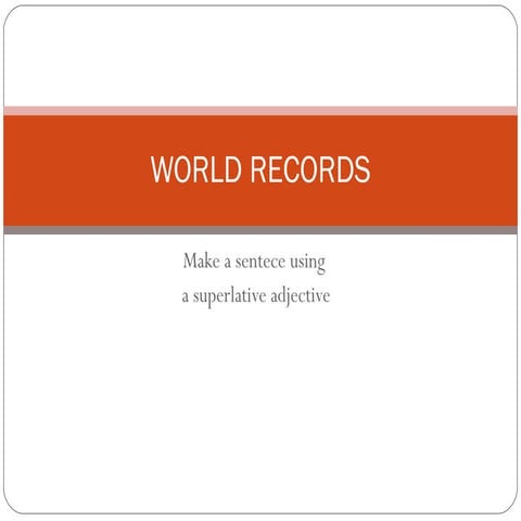 World records | PPT
