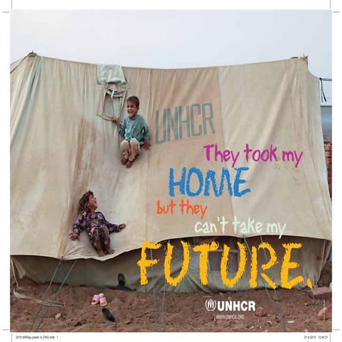 World refugee day 2010 poster children playing | PDF