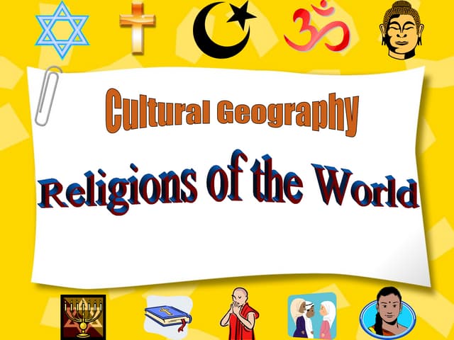 Cultural Landscape | PPTX | Geography | Science