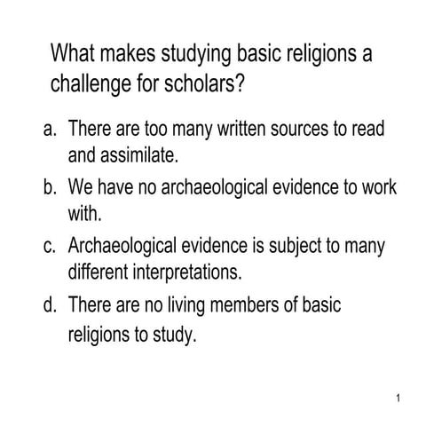 World religions pp-ch01 | PPT