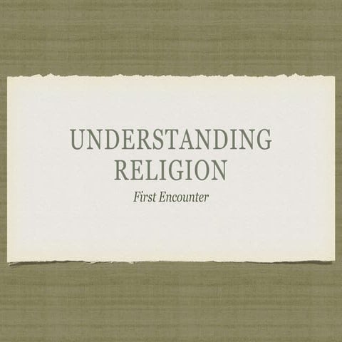 Introduction to World Religions | PPT