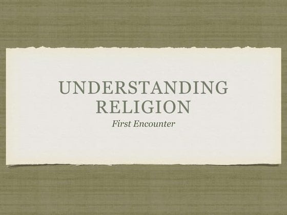 The Spiritual Self | PPT