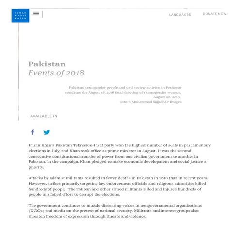 World Report 2019_ Pakistan _ Human Rights Watch.pdf