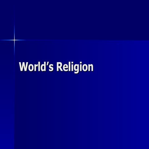 World’S Religion | PPT