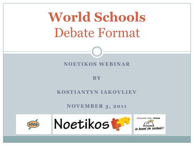 Asian parliamentary debate: Format, Roles of speaker, victory hacks. | PPTX