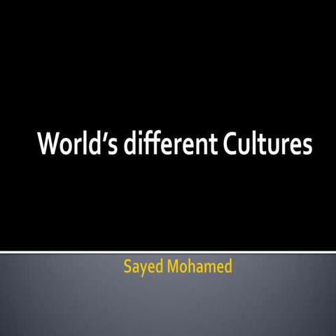 Countries & Cultures to Explore | PPT