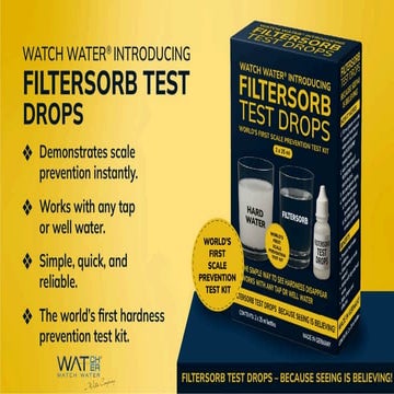 World's First FILTERSORB® Scale Prevention Test Kit | PDF