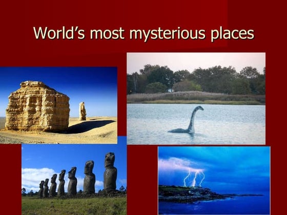 Mysteries of the world | PPTX
