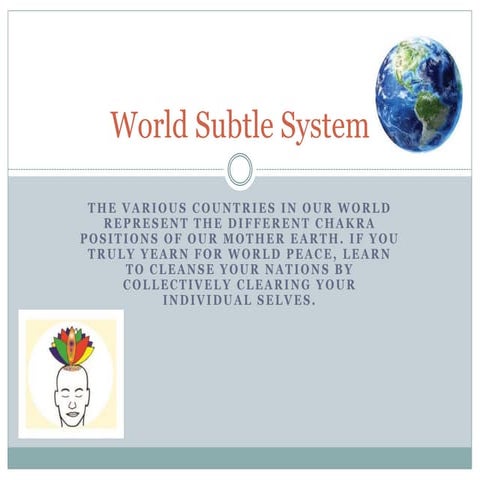 World Subtle System - Sahaja Yoga | PPTX