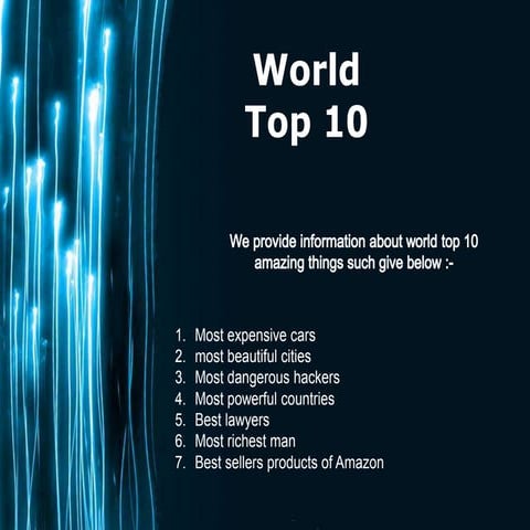 World top 10 ppt | PPT