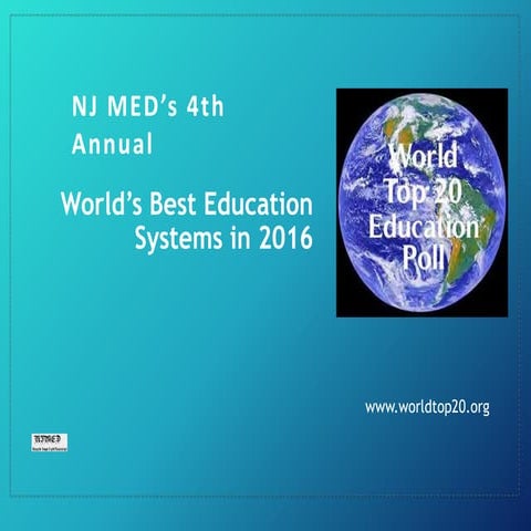World's Best Education Systems in 2016 | PPT