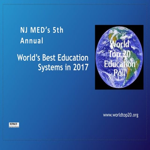 NJ MED's World Top 20 Poll 2017 Final Rankings | PPTX | Education ...