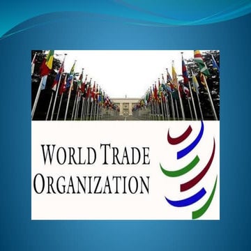 World trade organization | PPT