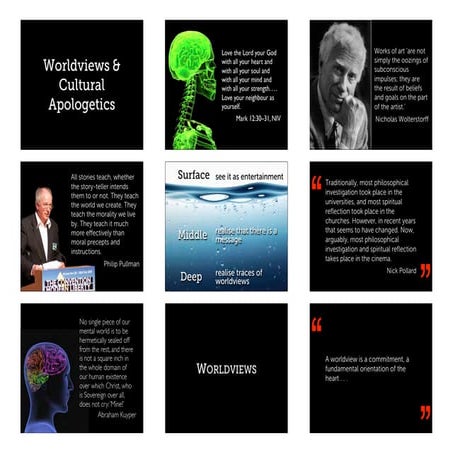 Worldviews and Cultural Apologetics | PPT