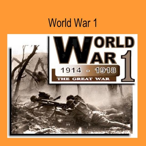 World war 1 | PPT