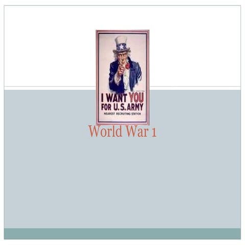 World war 1 | PPT