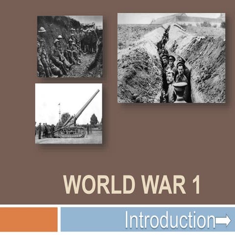 World war 1 for grade 7, 8 and 9 | PPTX