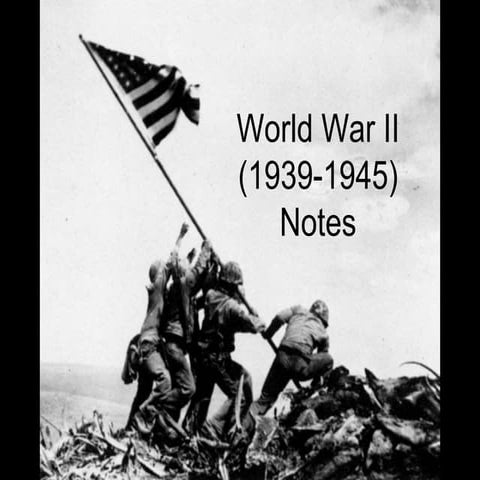 The Second World War | PPTX