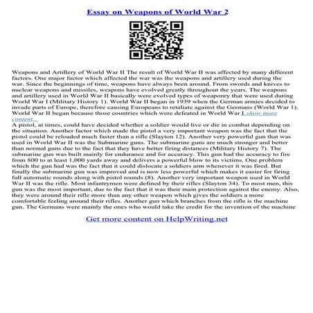 World War 2 Essay | PDF