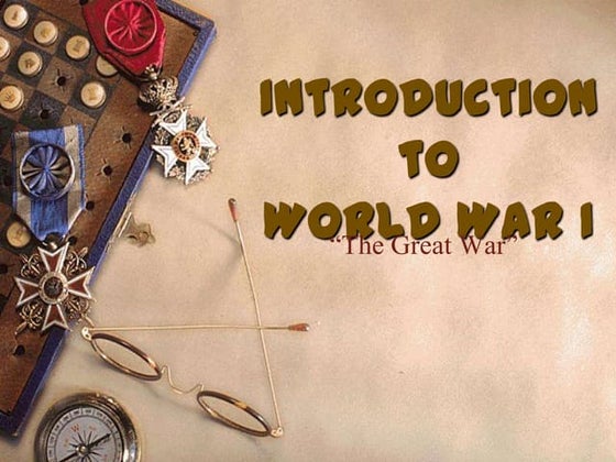 World War I Power Point | PPT