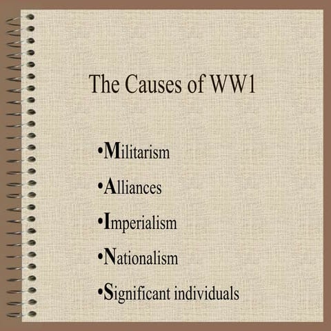 World War I | PPT