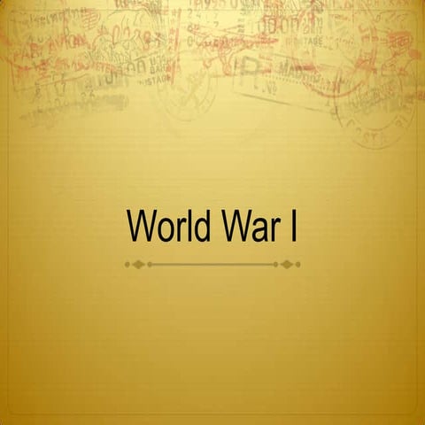 World war i | PPTX
