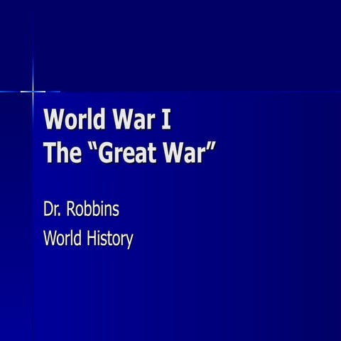 World War 1 | PPT