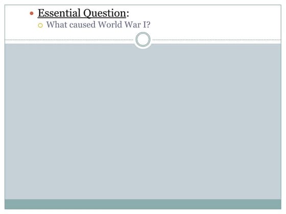 World war 1 for grade 7, 8 and 9 | PPT