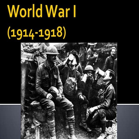 World War I - part 1 | PPT