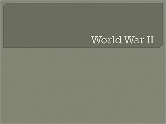 The End of WWII | PPT