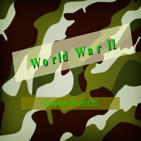 World War Ii | PPT