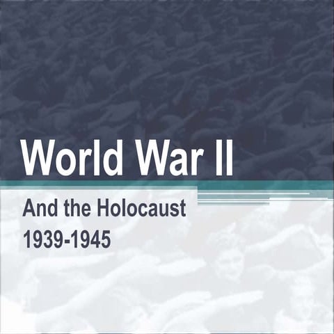 World War II - Part I | PPTX