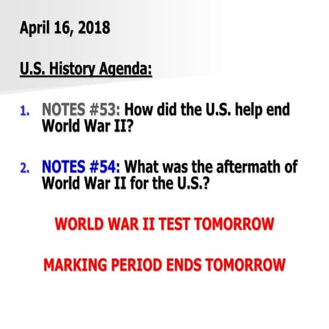 World War II .ppt