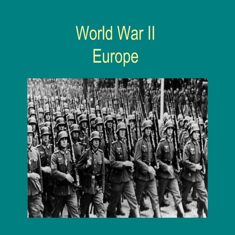 World war ii europe | PPT