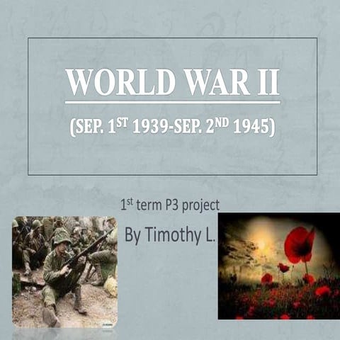 World war II (p3) | PPT