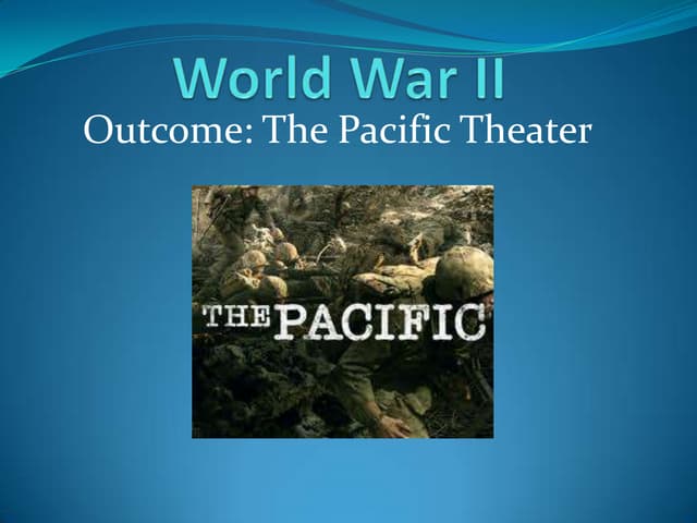 World War 2 presentation | PPTX