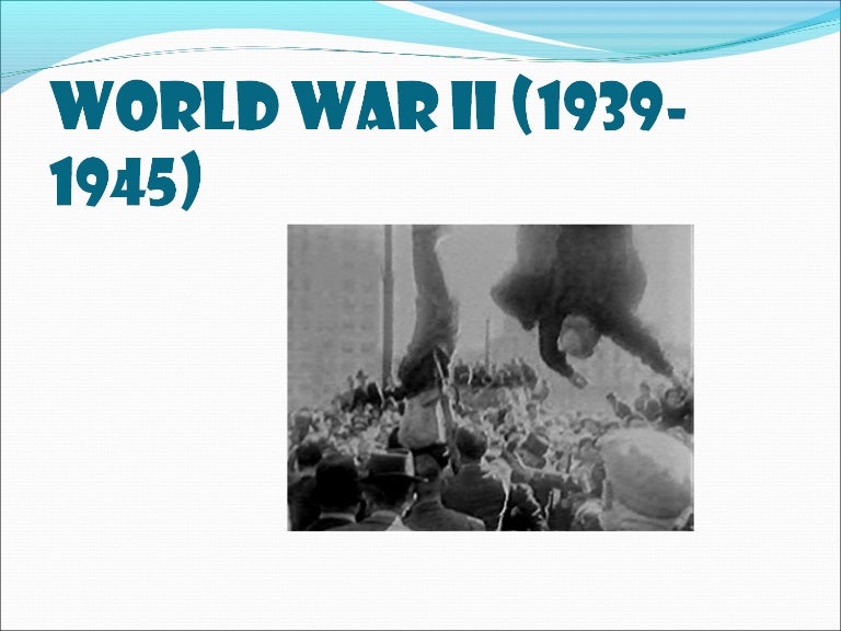 World war ii powerpoint