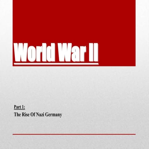 World war II Part 1 | PPTX