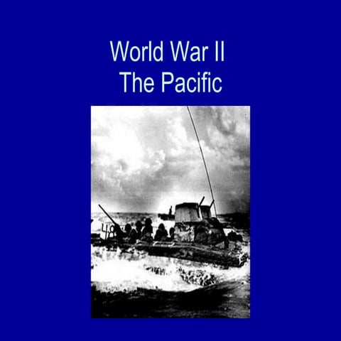 World war ii the pacific | PPT