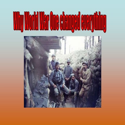 World War One | PPT